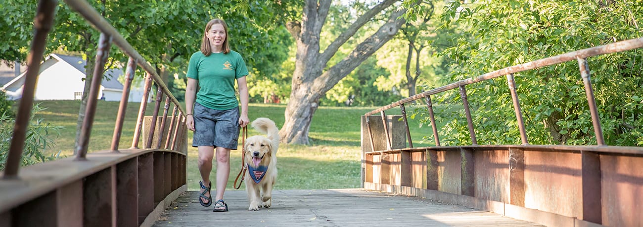 Volunteer at Leader Dogs for the Blind